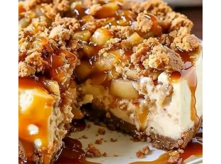 Apple Crisp Cheesecake – OLD RECIPES